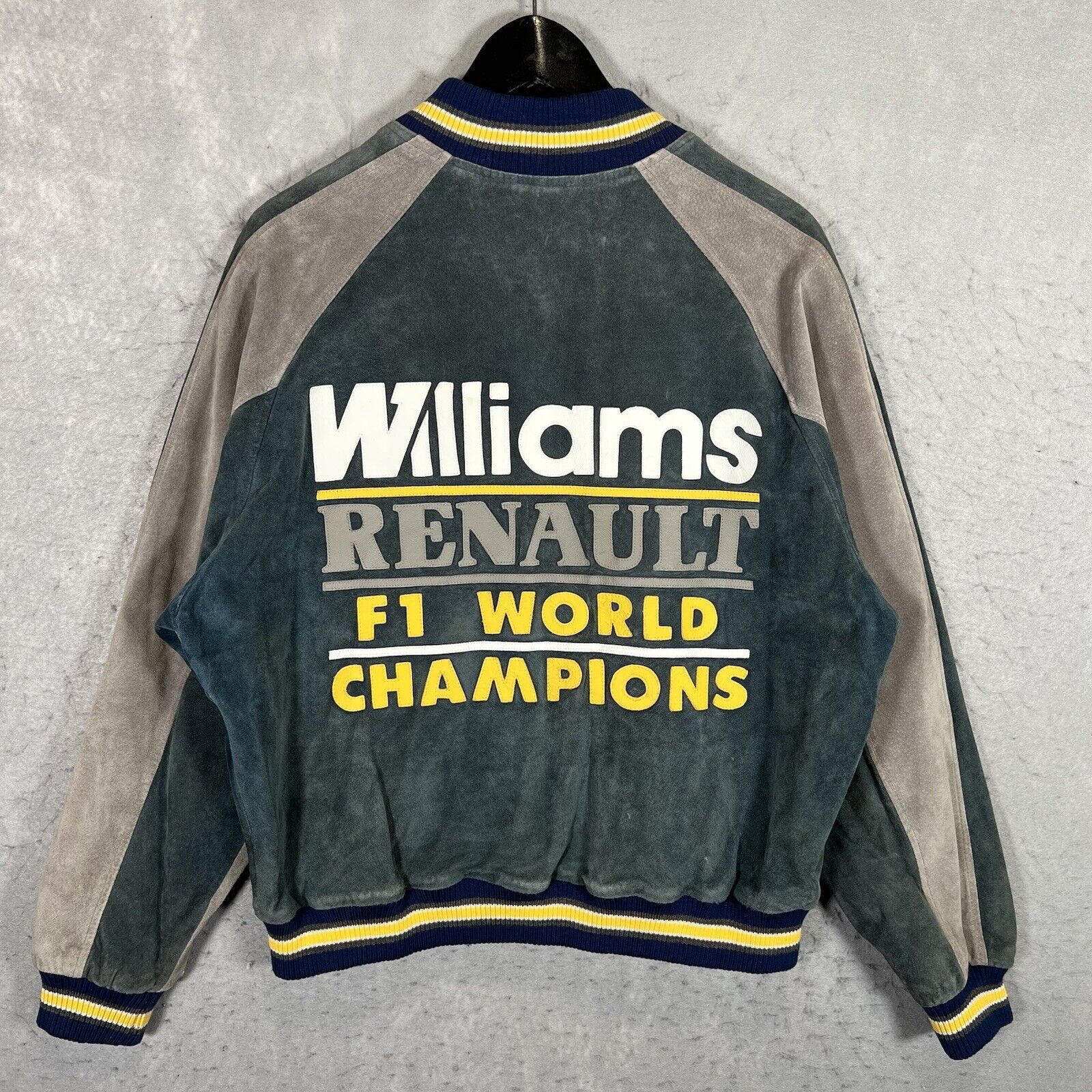 Vintage A1 Vintage 1997 Williams Renault Formula 1 Champion Suede ...
