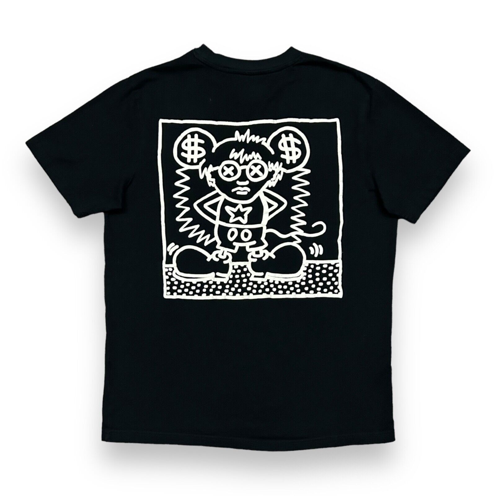 Vintage Keith Haring Shoe Palace Shirt Graffiti Art Tee Medium | Grailed