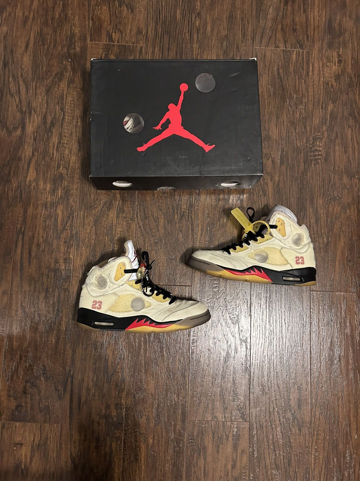 Jordan Brand Jordan off white 5 sail | Grailed