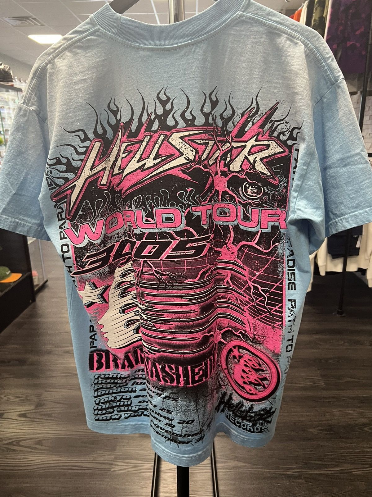 HELLSTAR Hellstar Studios Neuron Tour T-Shirt | Grailed
