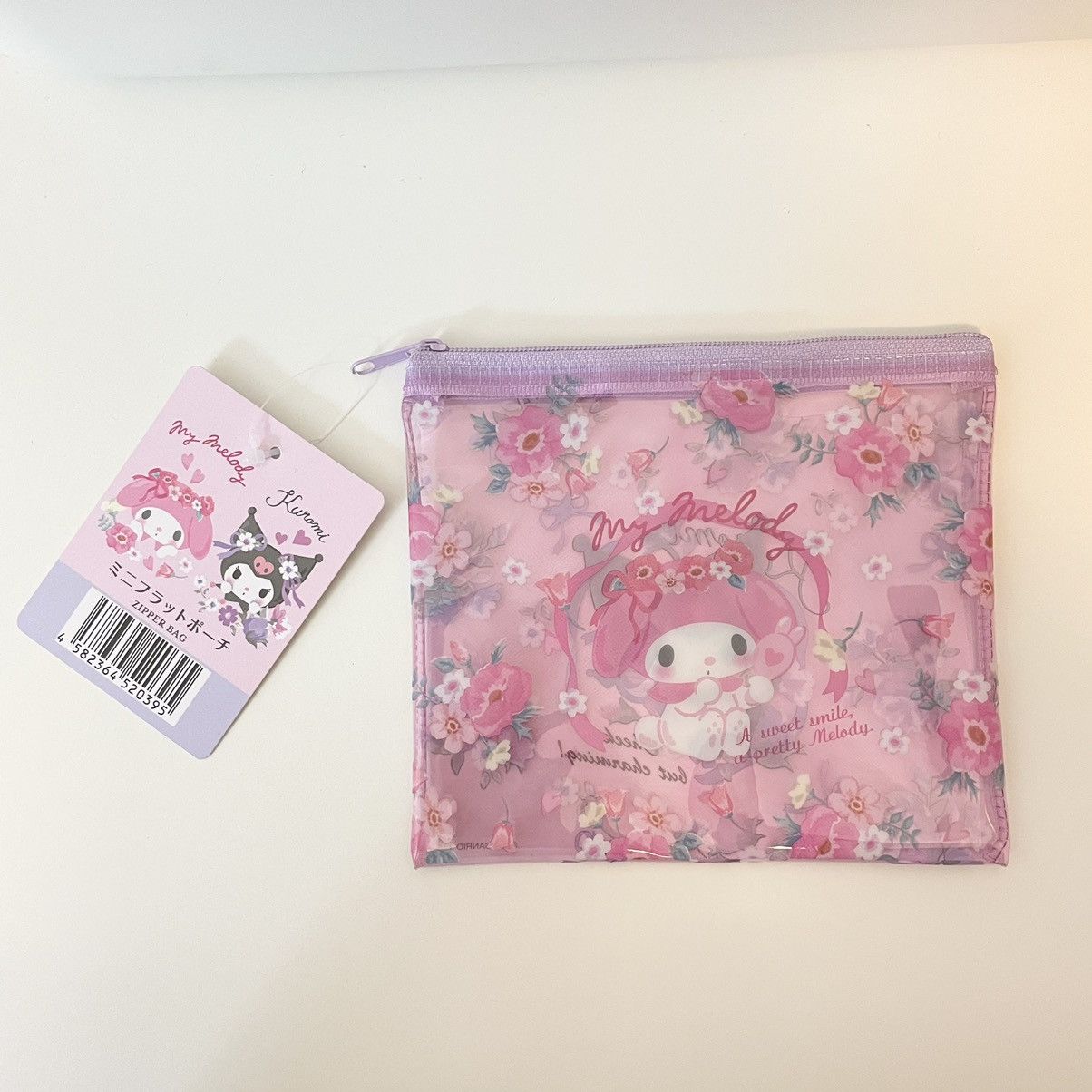 Other Sanrio My Melody and Kuromi Floral Zipper Bag + FREEBIES | Grailed