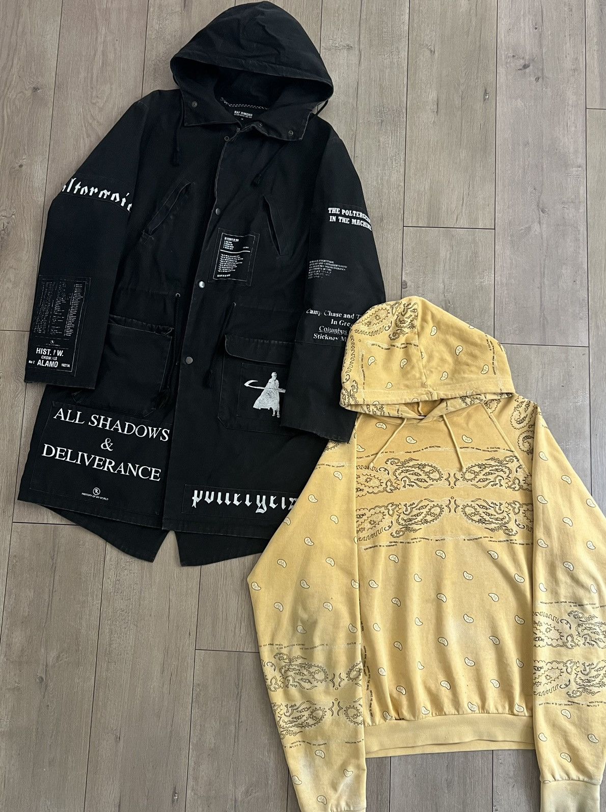 Raf Simons AW2005-2006 Raf Simons Poltergeist Rare Black Runway Parka ...