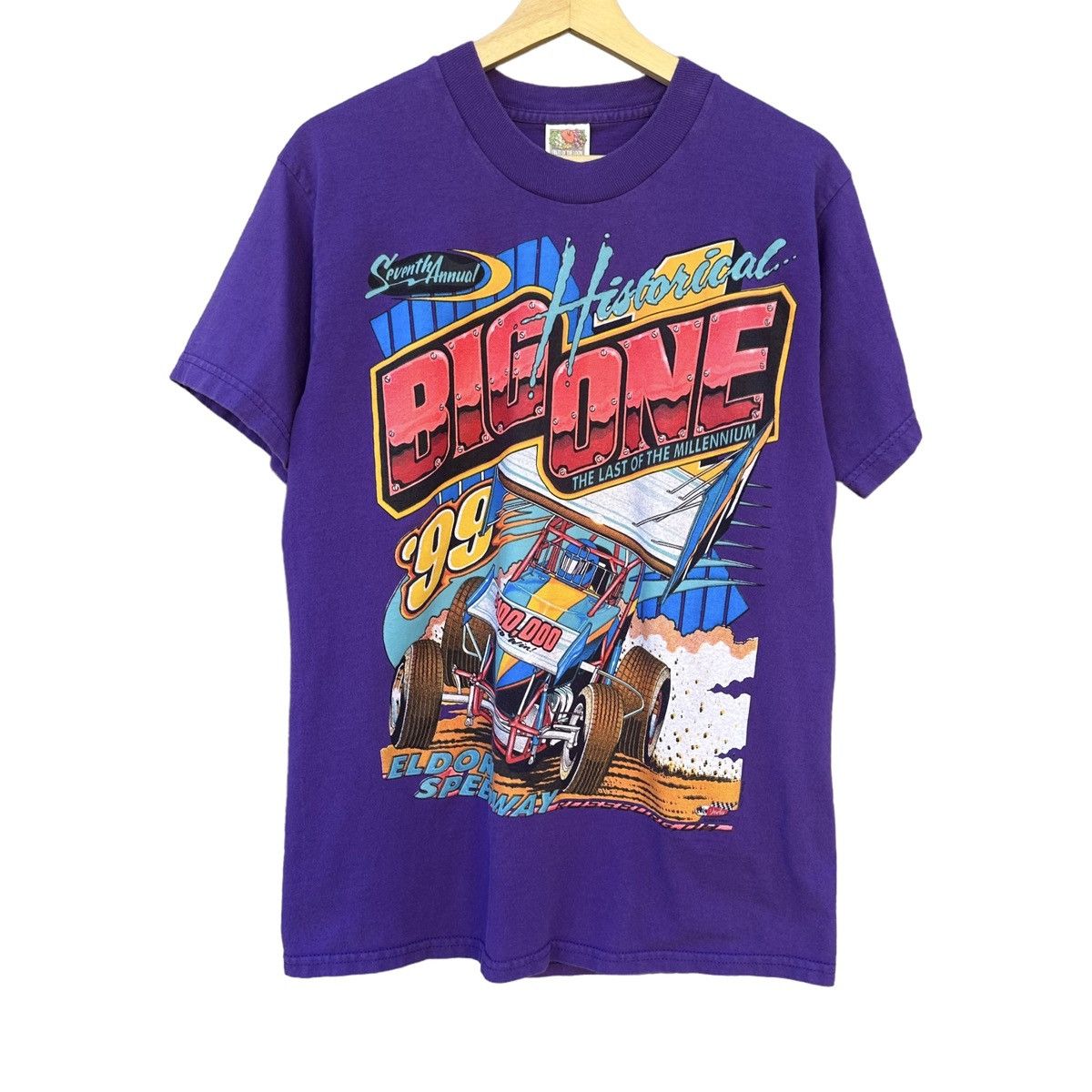 Vintage Vintage 1999 Eldora Speedway Historical Big One Racing Shirt ...