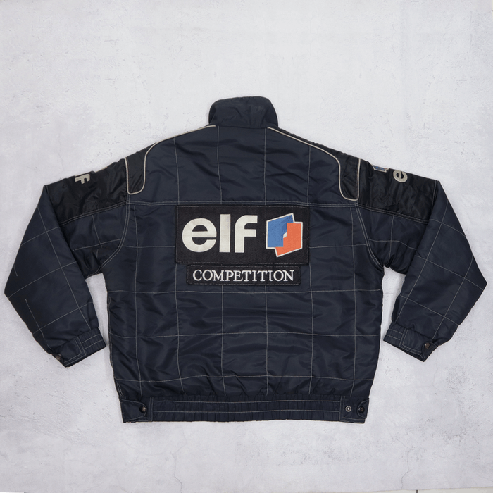 Vintage ELF Competition Bomber Racing Team Motorsport Jacket | Grailed