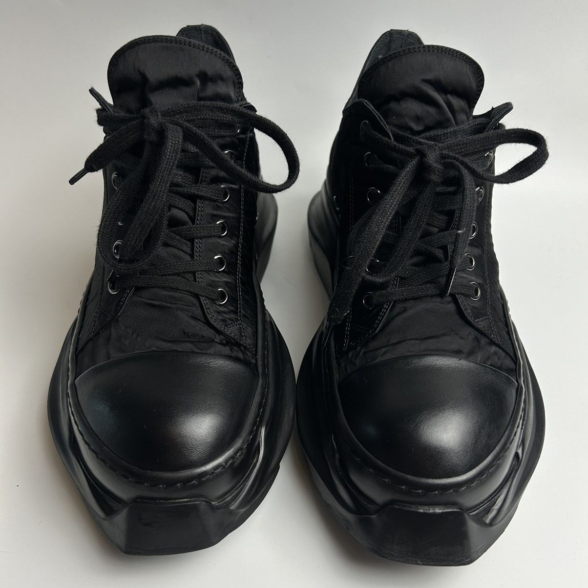 Rick Owens × Rick Owens Drkshdw Rick Owens Ramones Low Abstract Black ...