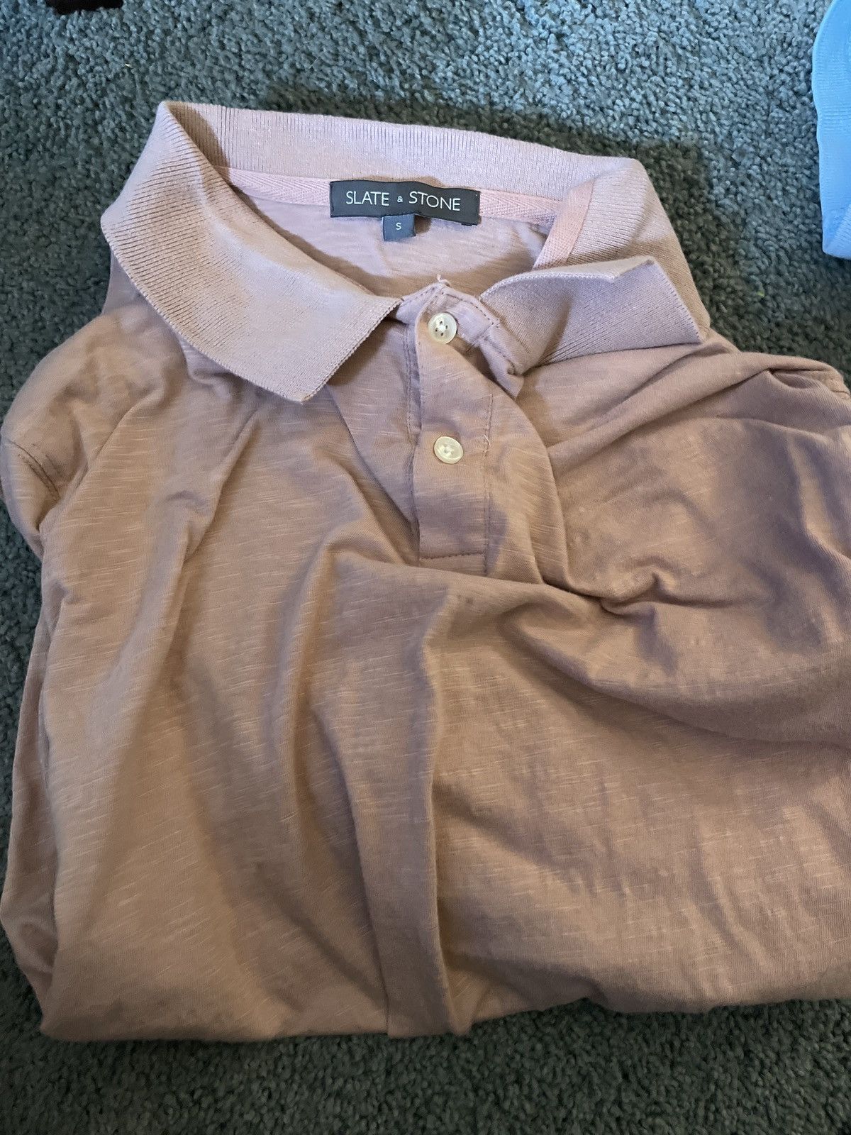 Slate & Stone Slate & Stone Salmon Polo Shirt | Grailed