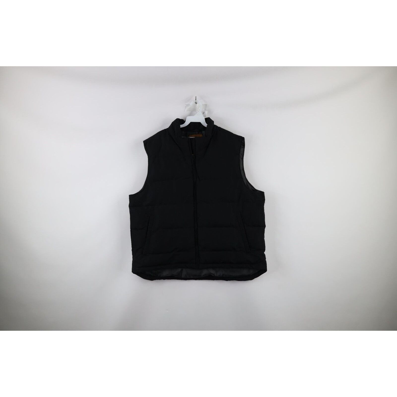 Streetwear × Vintage Vintage Streetwear Distressed Blank Puffer Vest ...
