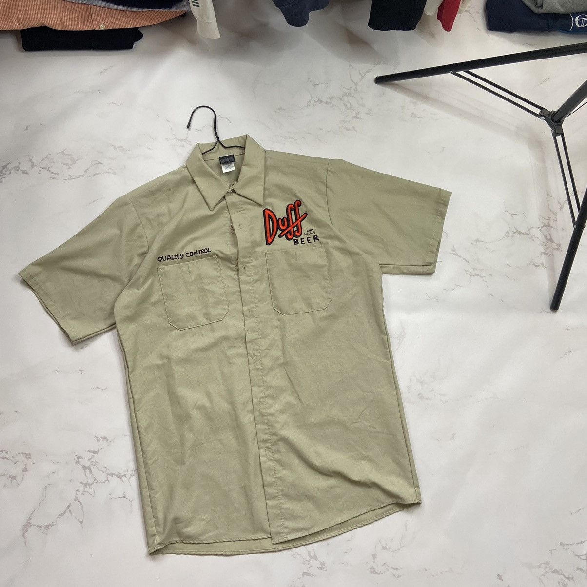 Vintage 🔥 UNIVERSAL STUDIOS DUFF BEER QUALITY CONTROL SHIRT 🔥 | Grailed