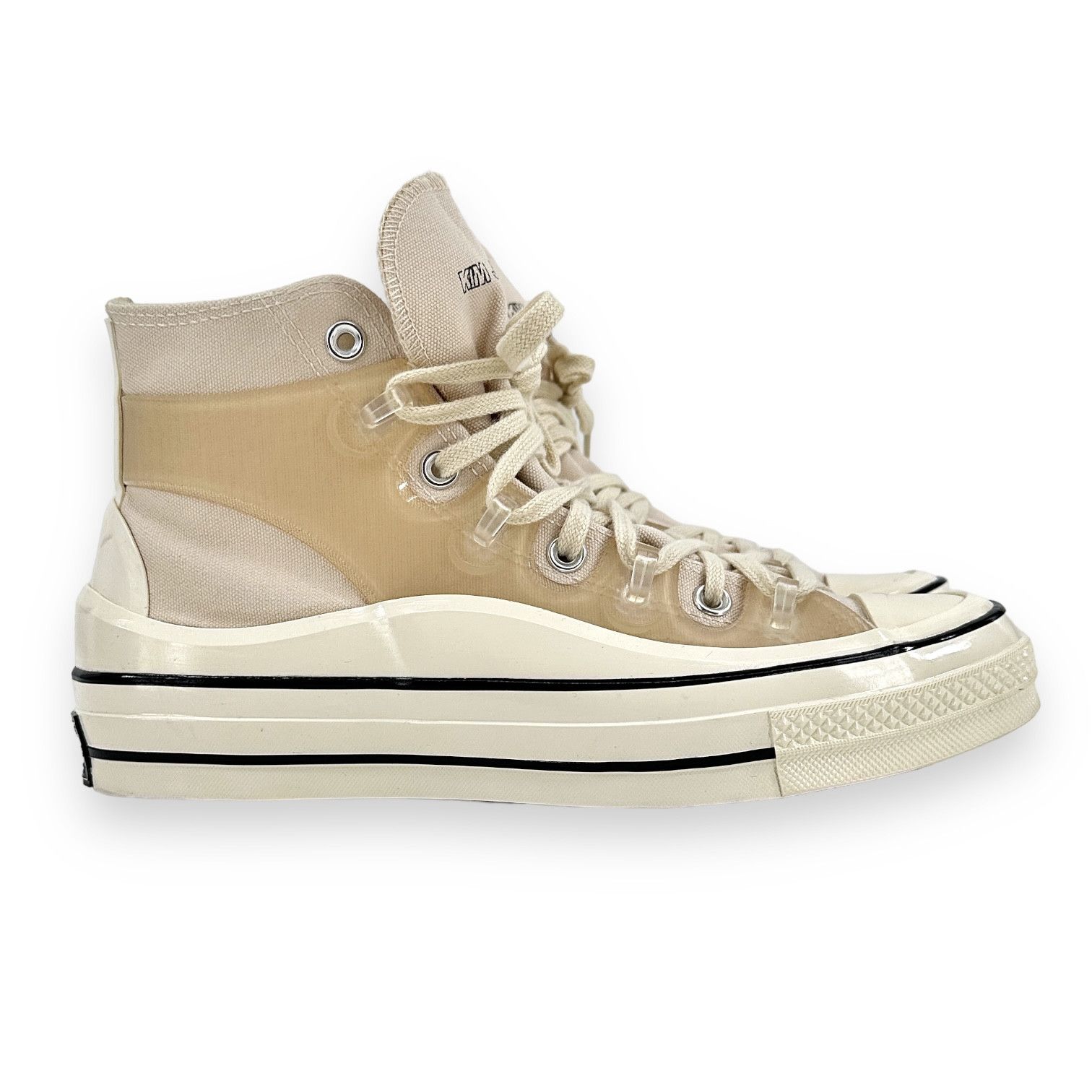 Converse × Kim Jones Chuck 70 High in Natural - Ivory Platform Sneakers ...