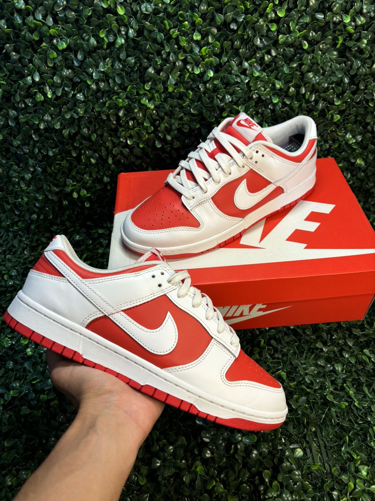 Nike Championship Red Dunk Low | Grailed