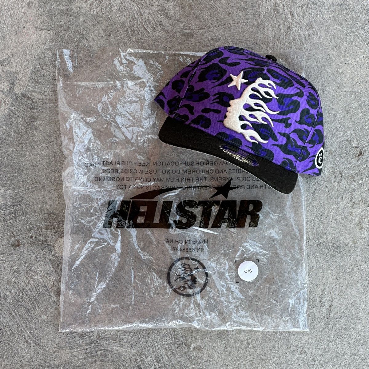 HELLSTAR Hellstar Purple Cheetah Print Hat | Grailed