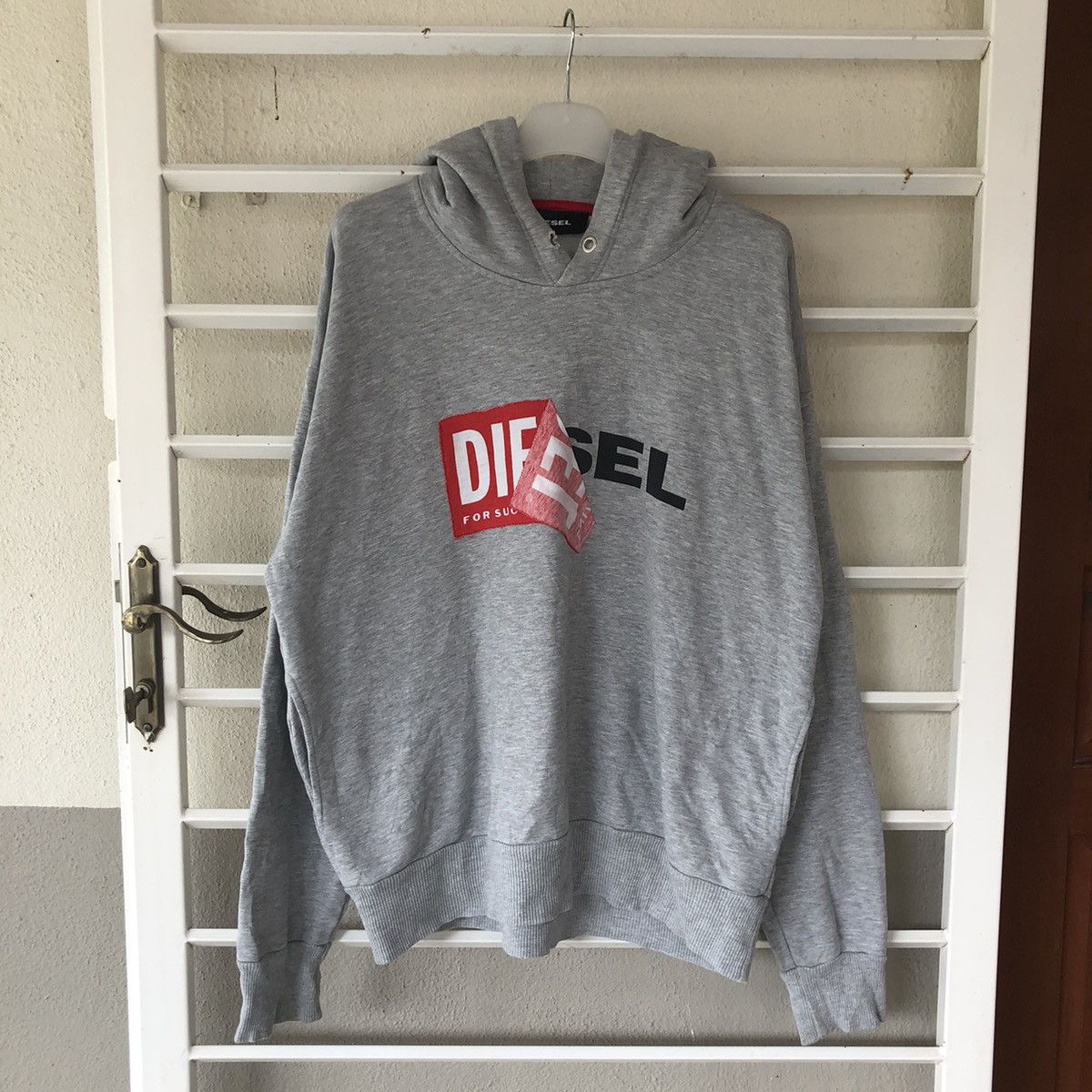 Diesel Diesel patch logo oversize hoodie | Grailed