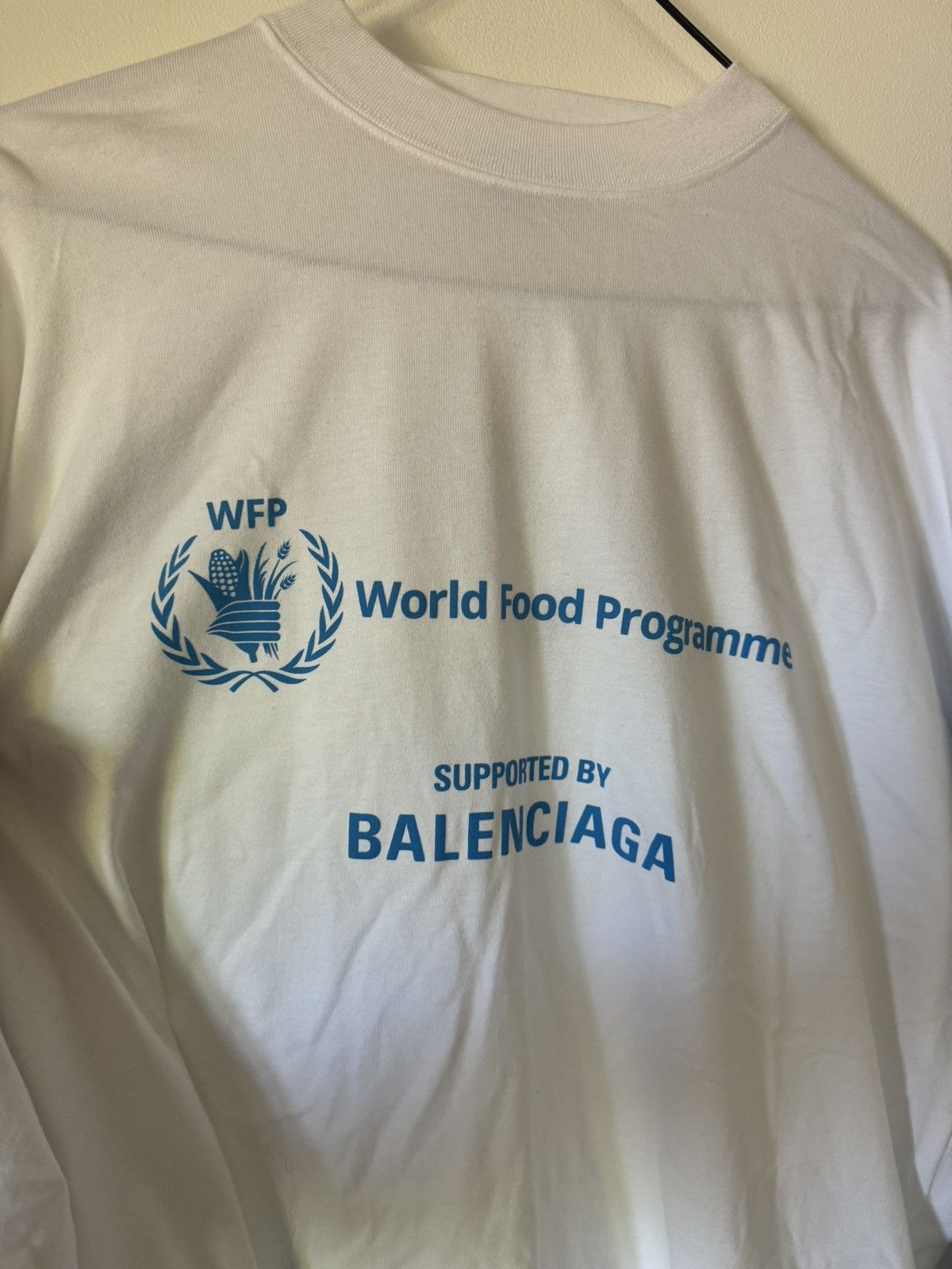 Balenciaga Balenciaga WFP longsleeve White | Grailed