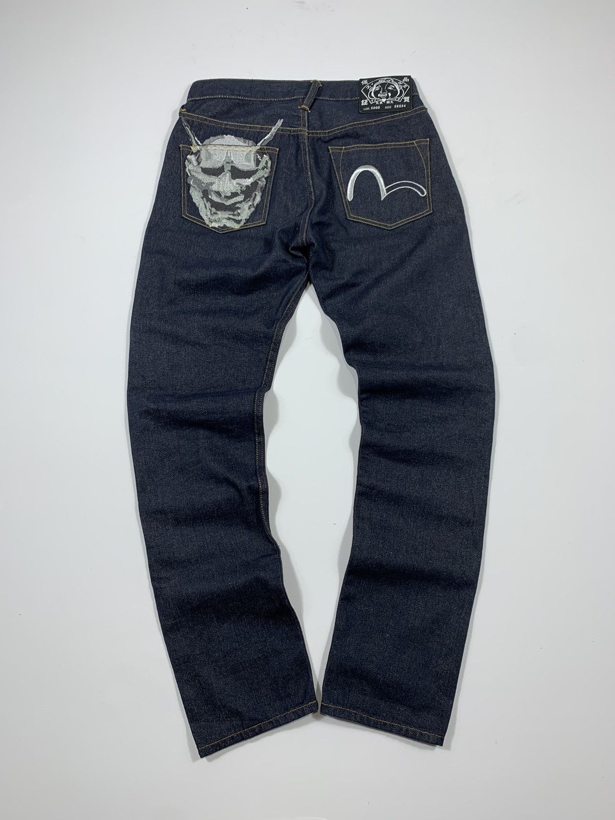 Evisu × Streetwear × Vintage EVISU art Selvedge Denim pants | Grailed