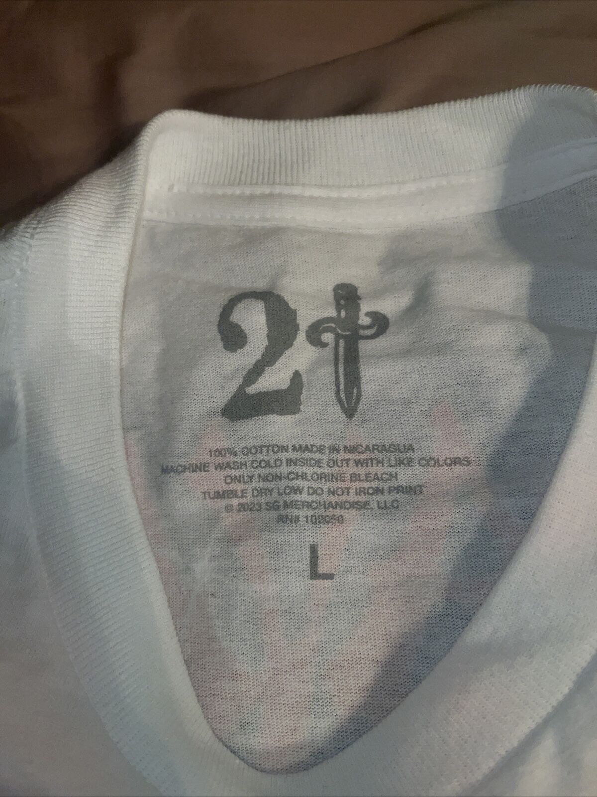21 Savage × Drake × Tour Tee 21 Savage ITS ALL A BLUR TOUR MERCH ...