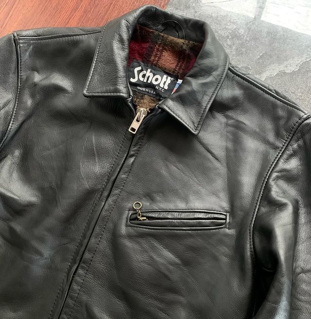 Schott 🔥Leather jacket Schott 681 Vintage Single Rider Made in USA | Grailed