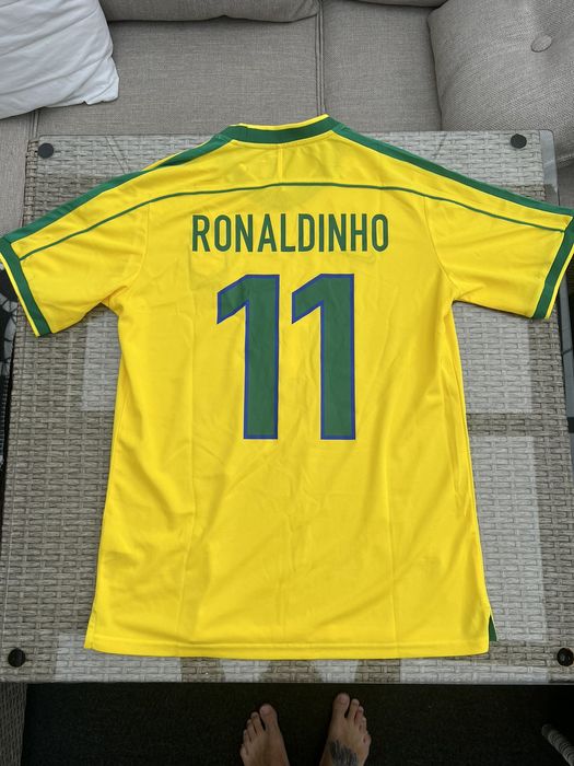 Nike Vintage 1998 WC Brazil Ronaldinho Jersey | Grailed