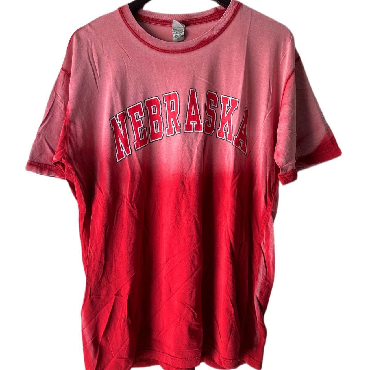 Raf Simons Vintage 90s Y2K 00s Nebraska Sunfade Sun-Faded Red tee Raf ...