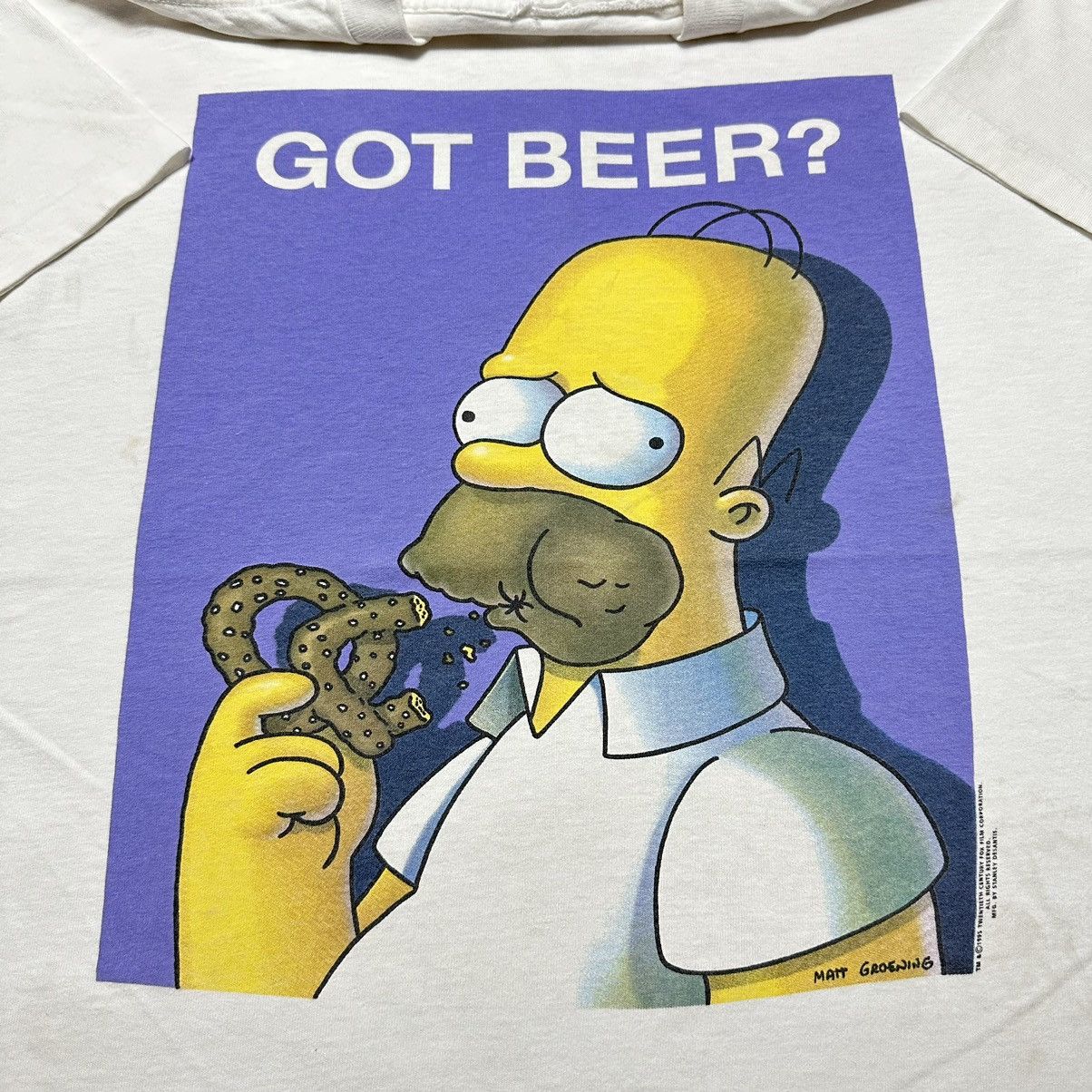 Made In Usa × The Simpsons × Vintage Vtg The Simpsons “Got Beer?” 90s ...