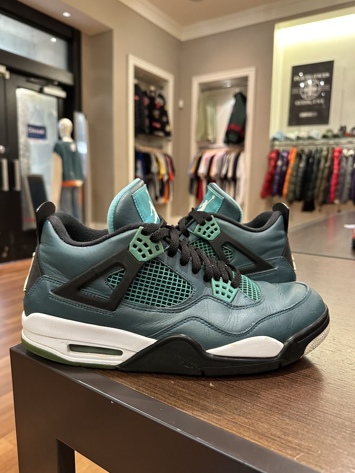 Jordan Brand Air Jordan 4 teal | Grailed