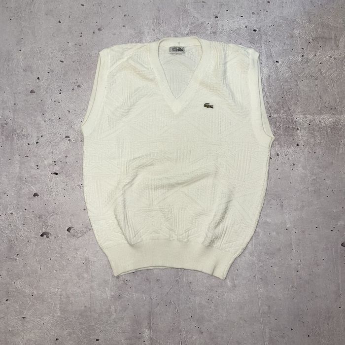 Vintage Lacoste Chemise Textured Vest Gillette | Grailed