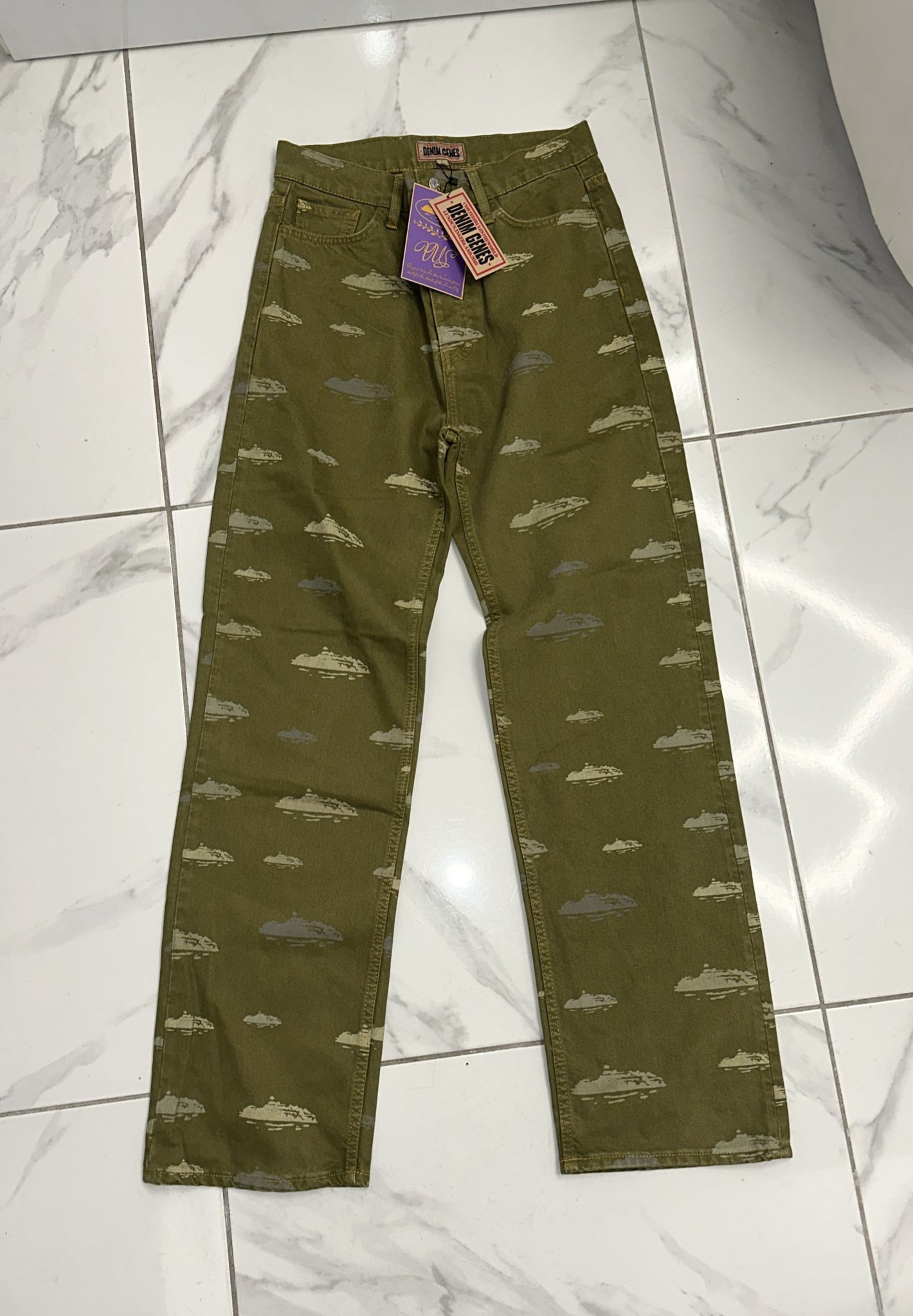 Corteiz × Streetwear × Vintage Corteiz FW23 Alcatraz Pattern Denim ...