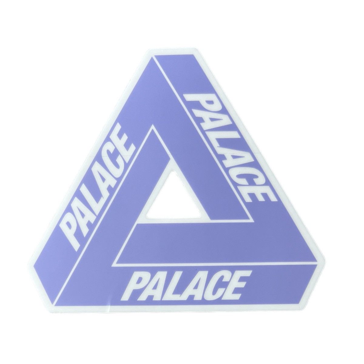 Palace × Stickers Palace Pale Purpler Tri-Ferg Sticker | Grailed
