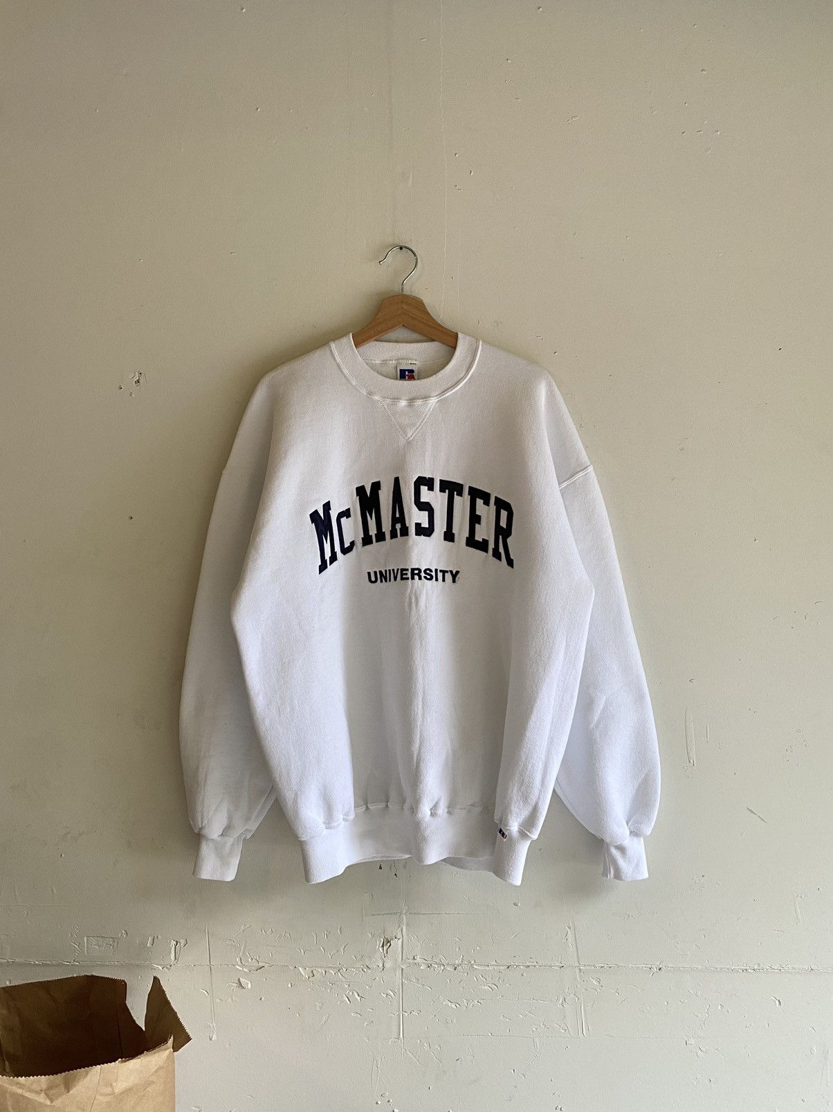 Vintage Russell x McMaster University Sweater College | Grailed