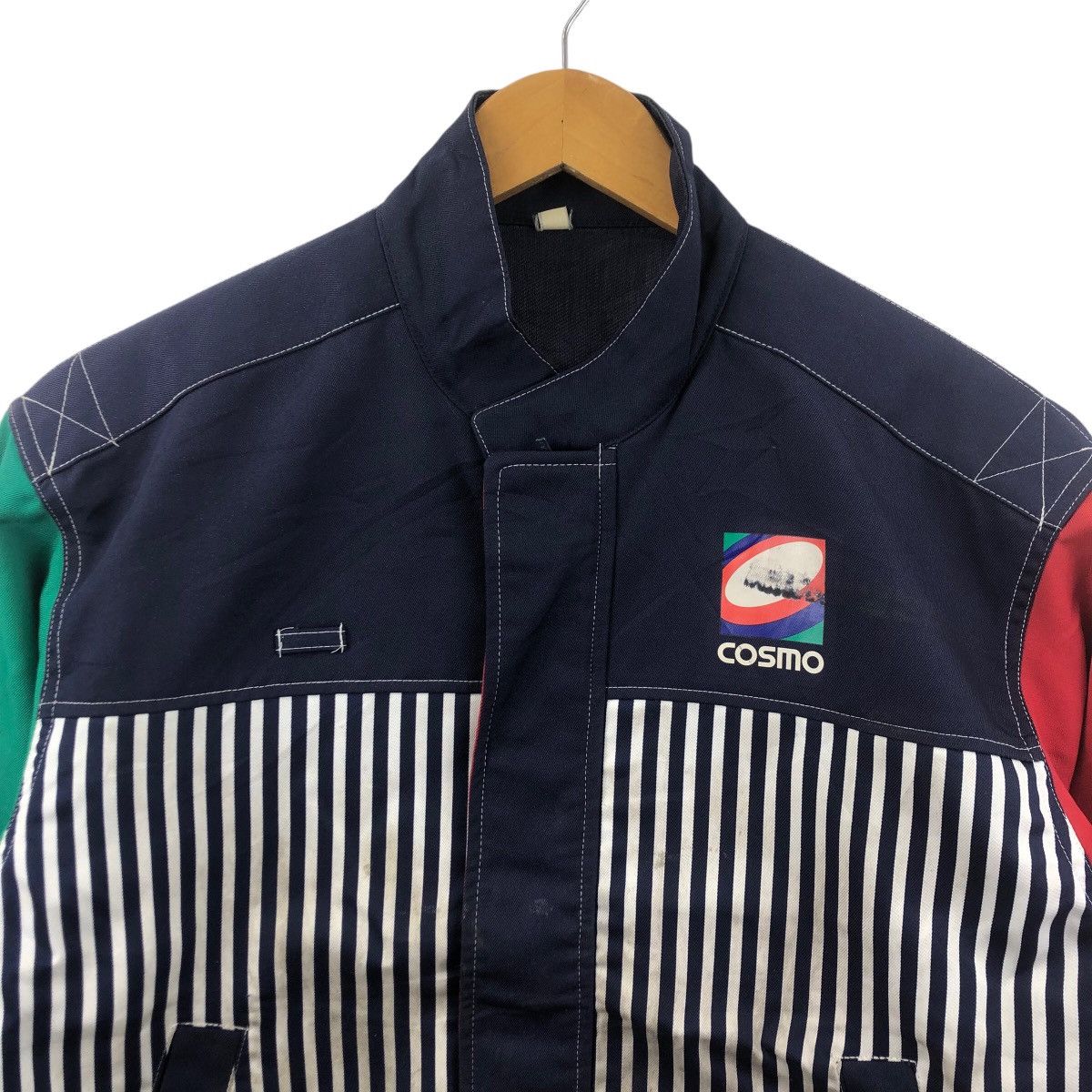 Racing × Vintage Retro Japan JDM Cosmo Auto Service Staff Jacket Racing ...