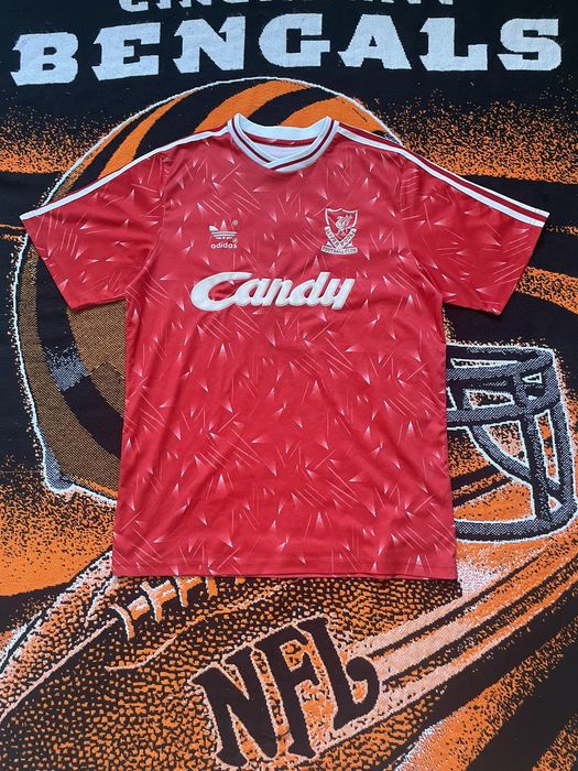 Soccer Jersey Vintage Bootleg Football Jersey Liverpool Candy Logo ...