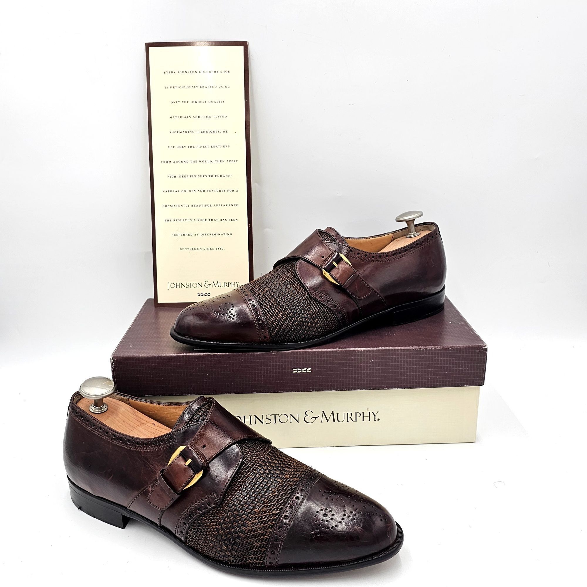 Johnston & Murphy Vintage Johnston & Murphy Italy Men's 11 Brown ...