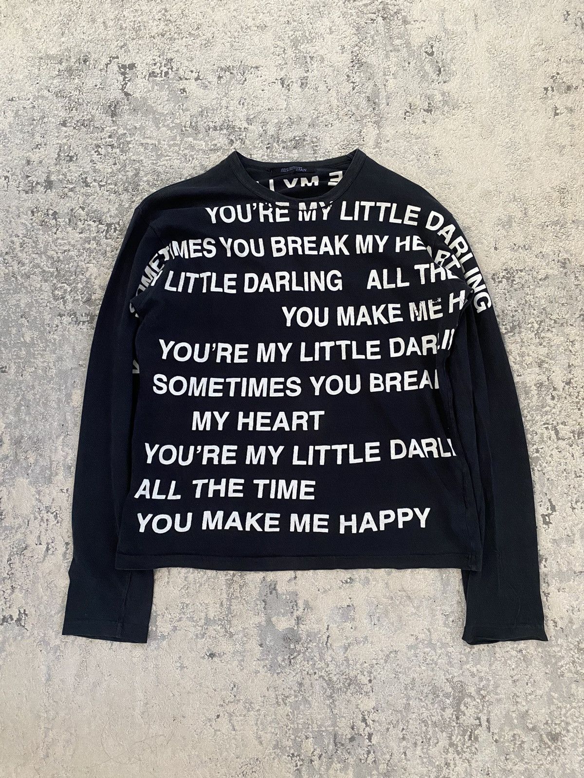 Comme des Garcons × Junya Watanabe SS02 Poem Longsleeve | Grailed