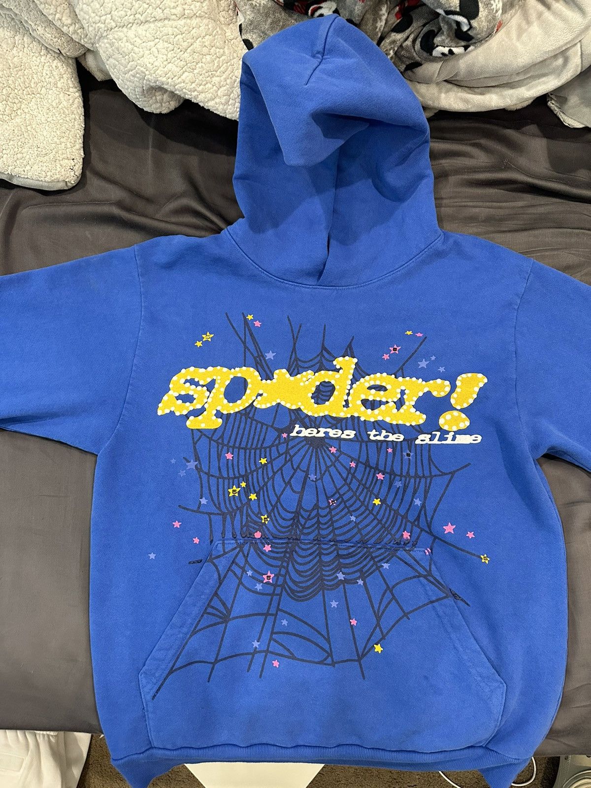 Spider Worldwide Spider Worldwide TC BLUE HOODIE | Grailed