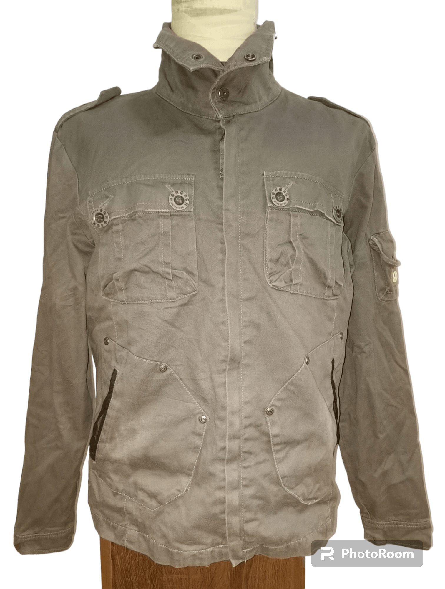 Japanese Brand × Outdoor Style Go Out! × Streetwear 3QR VINTAGE ARMY ...