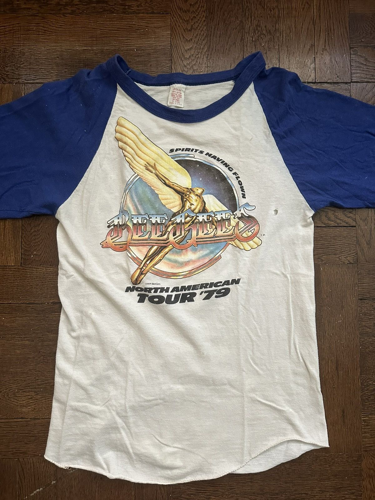 Band Tees × Vintage Vintage 1979 Beegees Raglan T Shirt - North ...