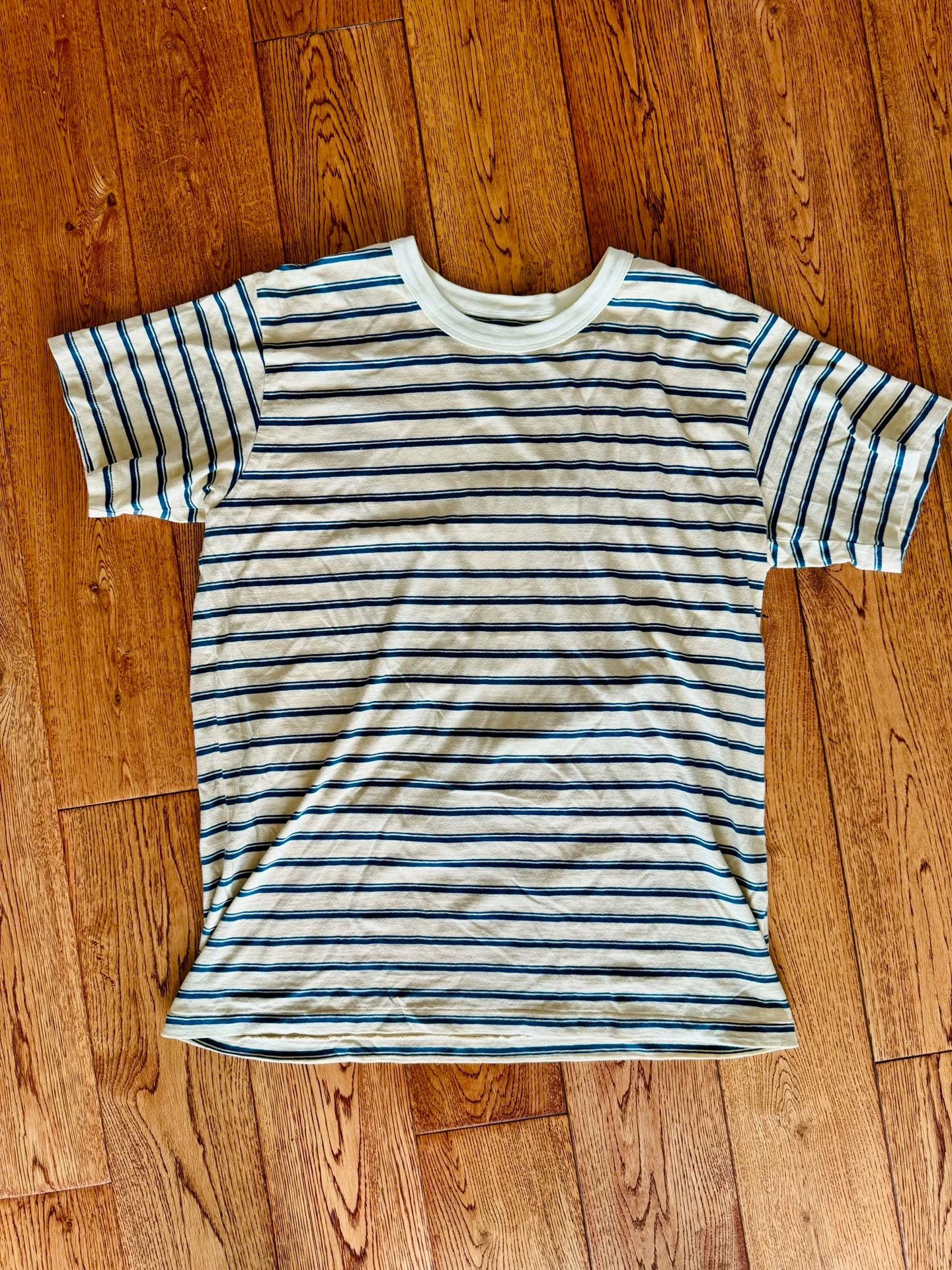 Visvim Visvim border striped T-shirt | Grailed