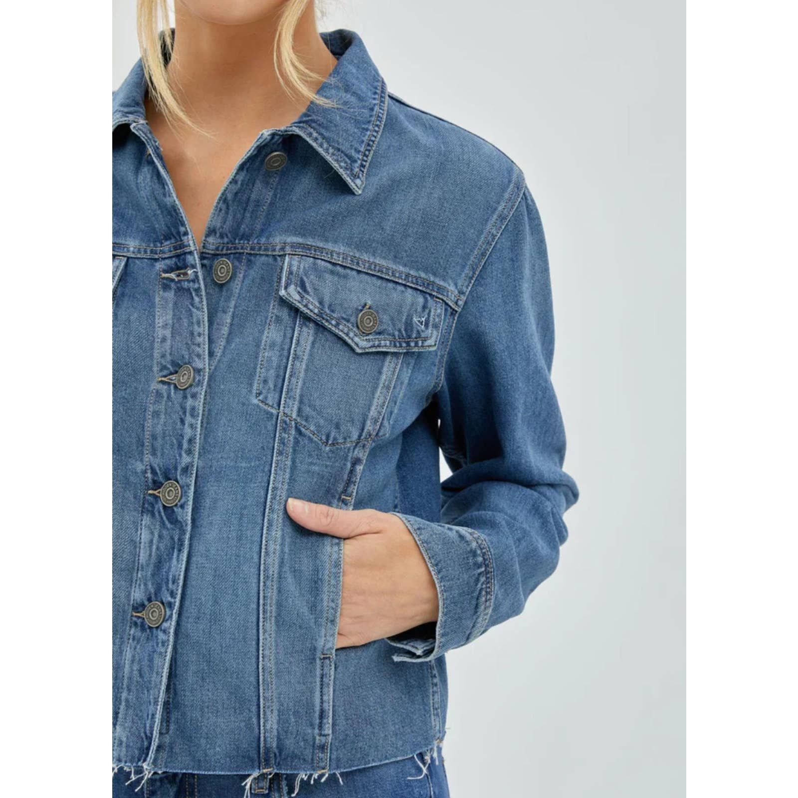 HIDDEN HIDDEN Rebel Jacket In Medium Washed | Grailed