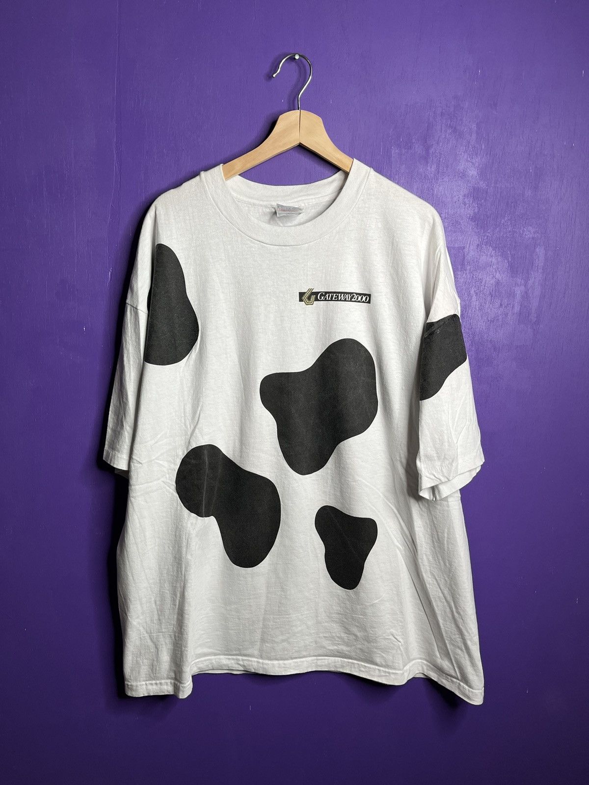 Microsoft × Vintage Vintage 2000 Microsoft gateway cow AOP t-shirt ...
