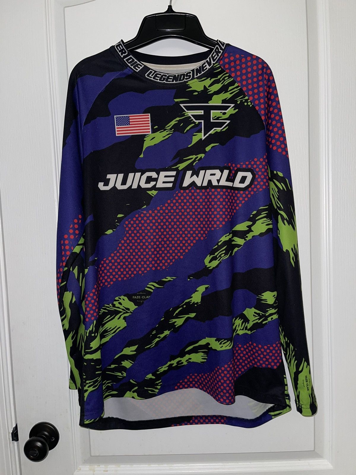 Faze Juice Wrld X Faze Clan paintball jersey | Grailed