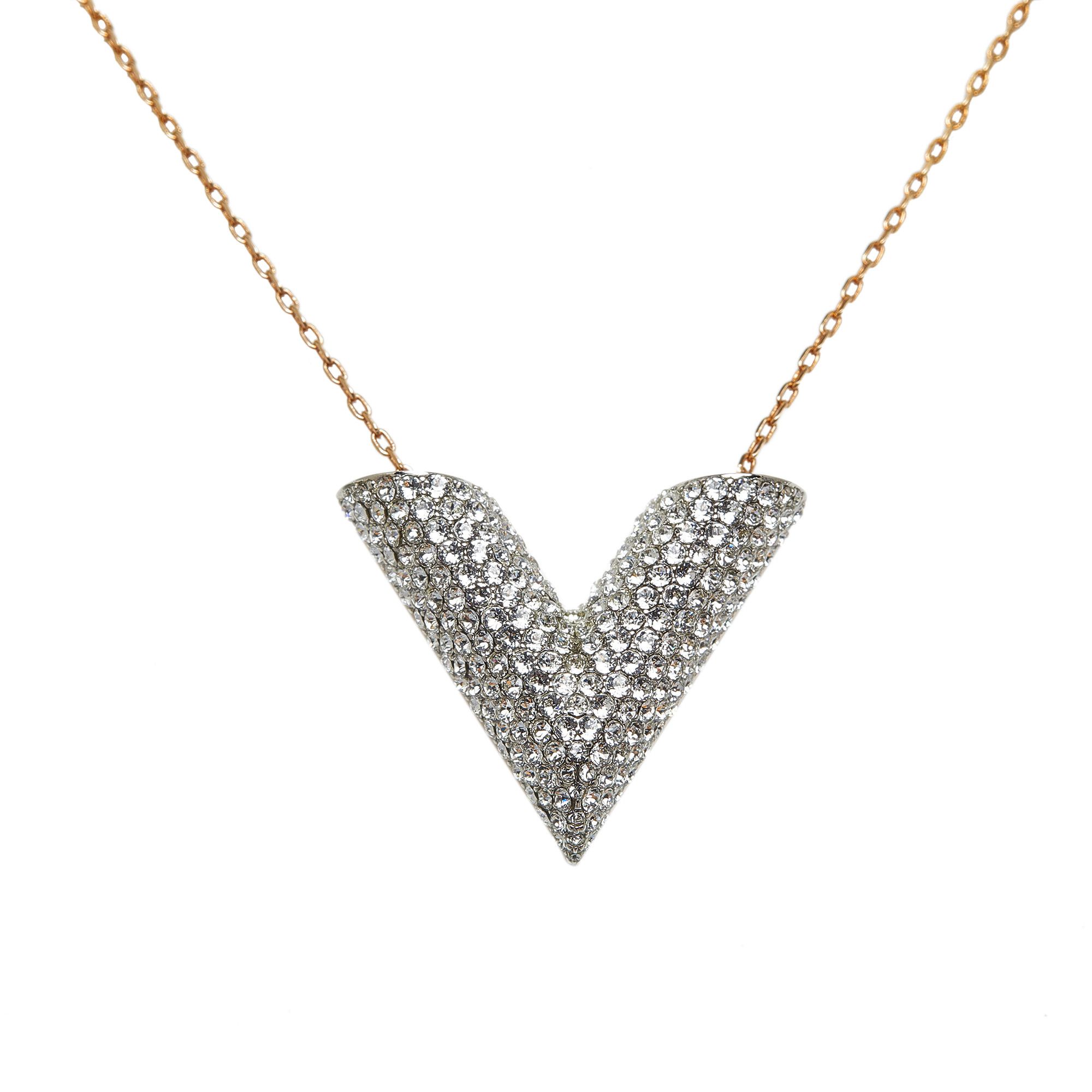 Louis Vuitton Louis Vuitton Crystal Essential V Necklace | Grailed
