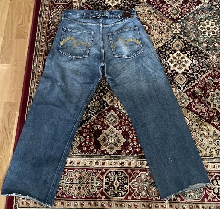 Evisu Evisu baggy jeans rare | Grailed