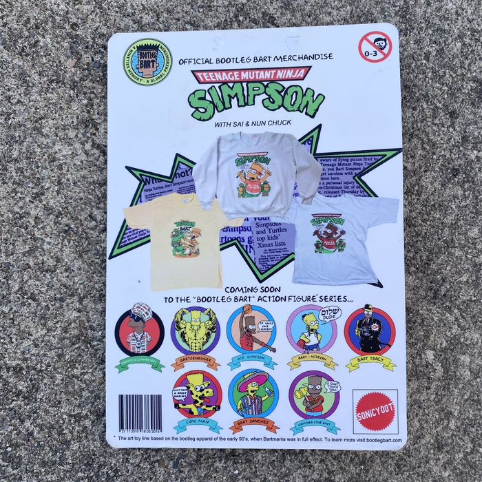 Other Bootleg Bart Teenage Mutant Ninja Simpson Black Bart Toy | Grailed