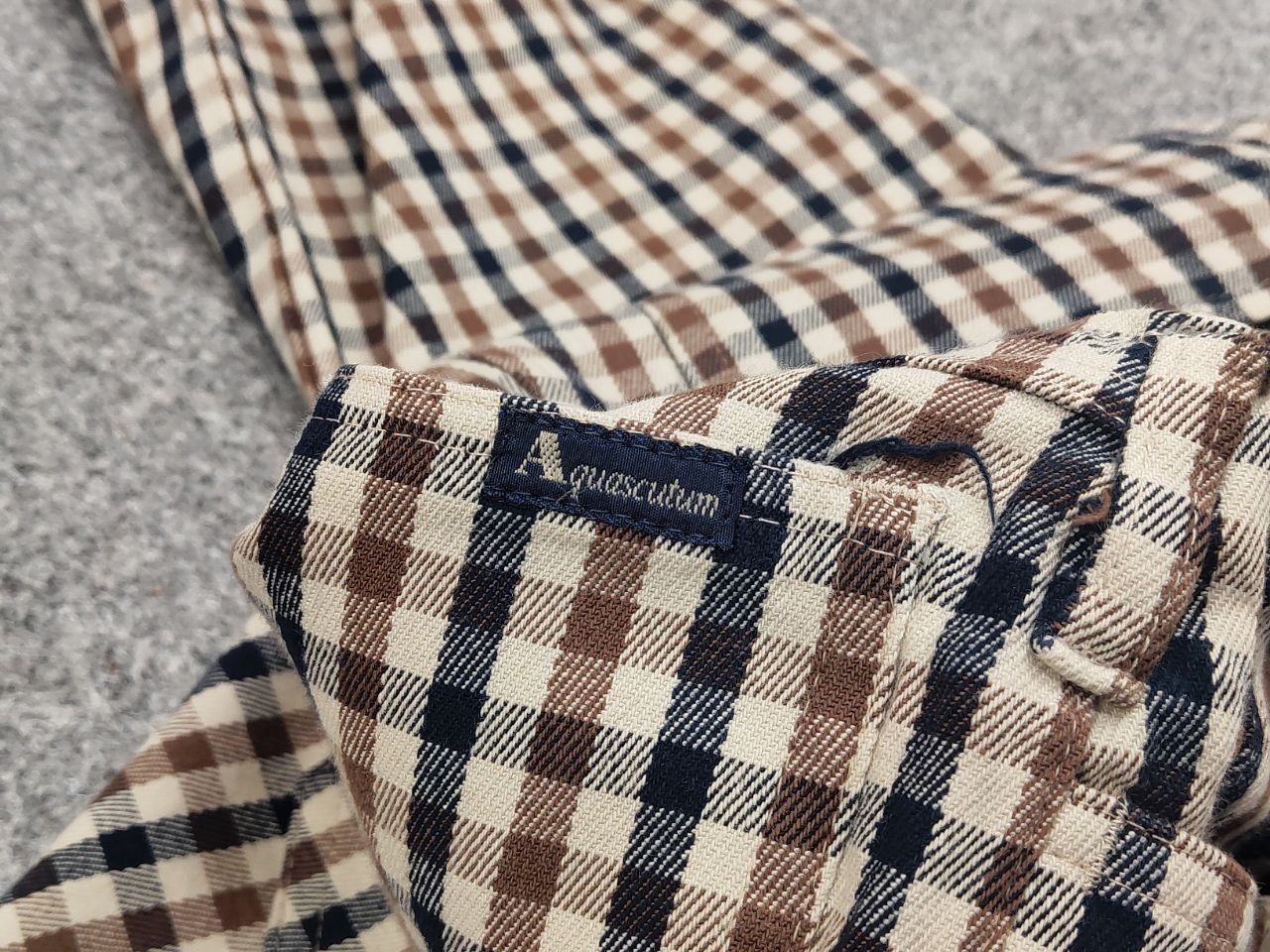 Vintage Vintage Aquascutum Classic Nova Check Trouser Women Pants | Grailed