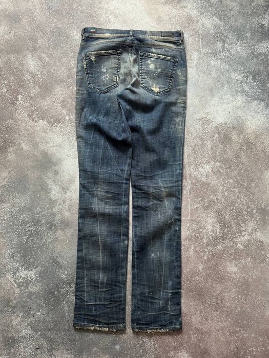 Diesel Diesel Amazing Gothic Distressed Washed Jeans | Grailed