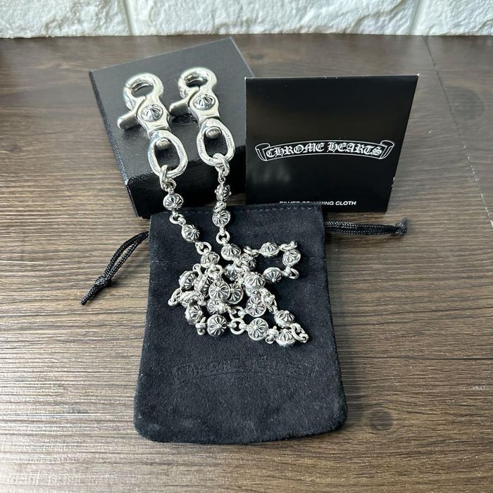 Chrome Hearts Chrome Hearts Cross Ball Long Wallet Chain | Grailed