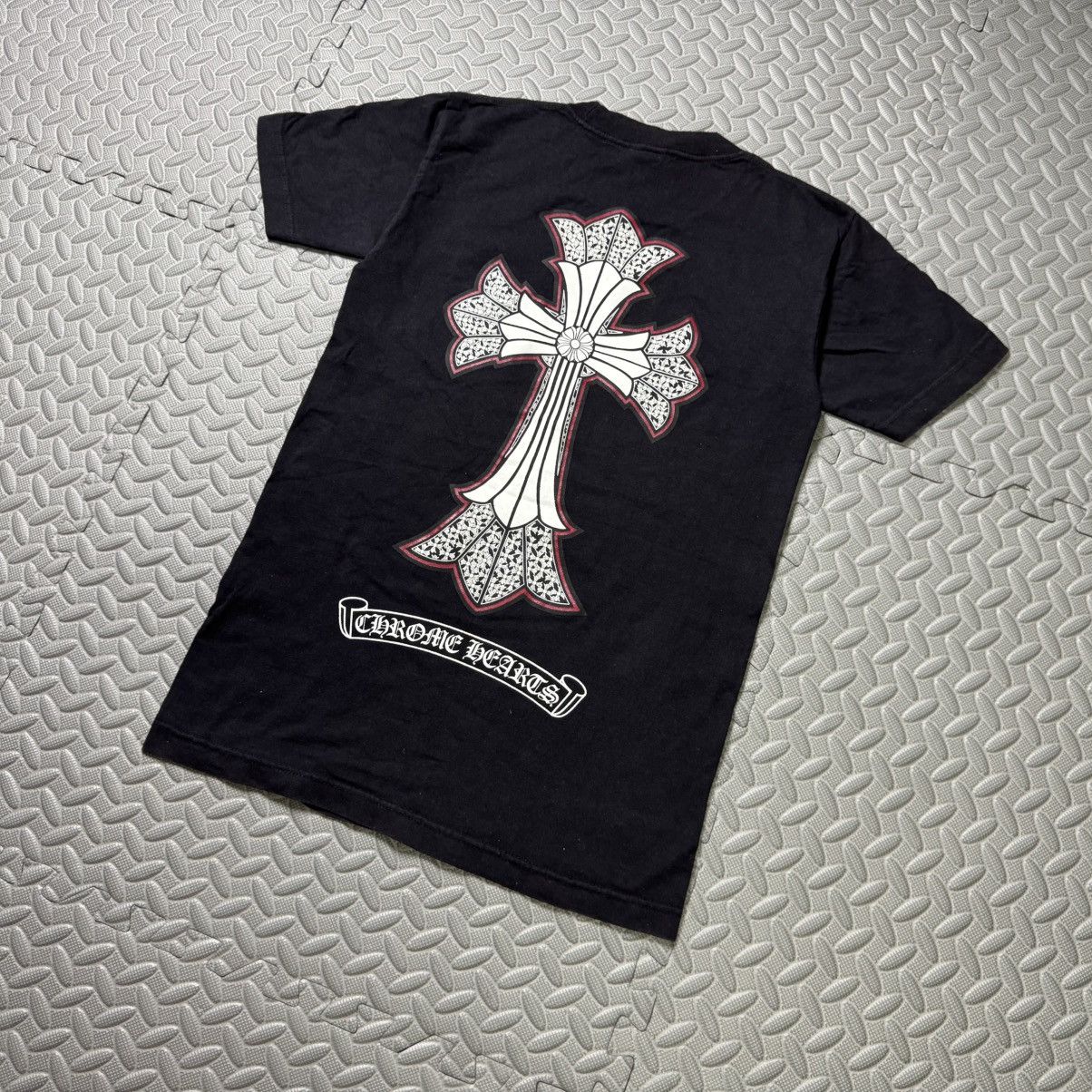 Chrome Hearts VERY RARE! DOUBLE CROSS 90s NECK SCRIPT | Grailed