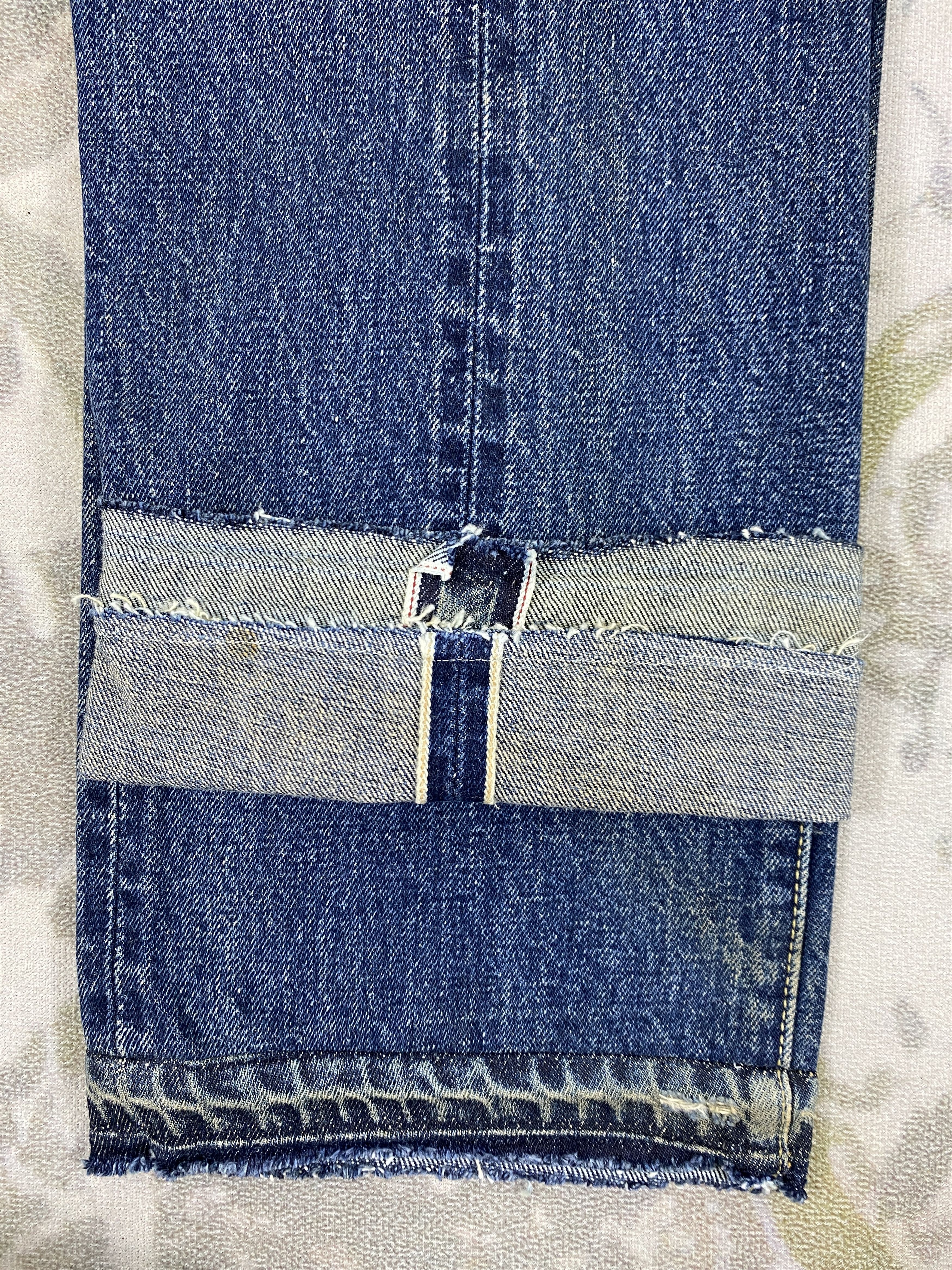 Denime Selvedge Vintage Denime Jeans 30x28.5 Denim - JN3500 | Grailed