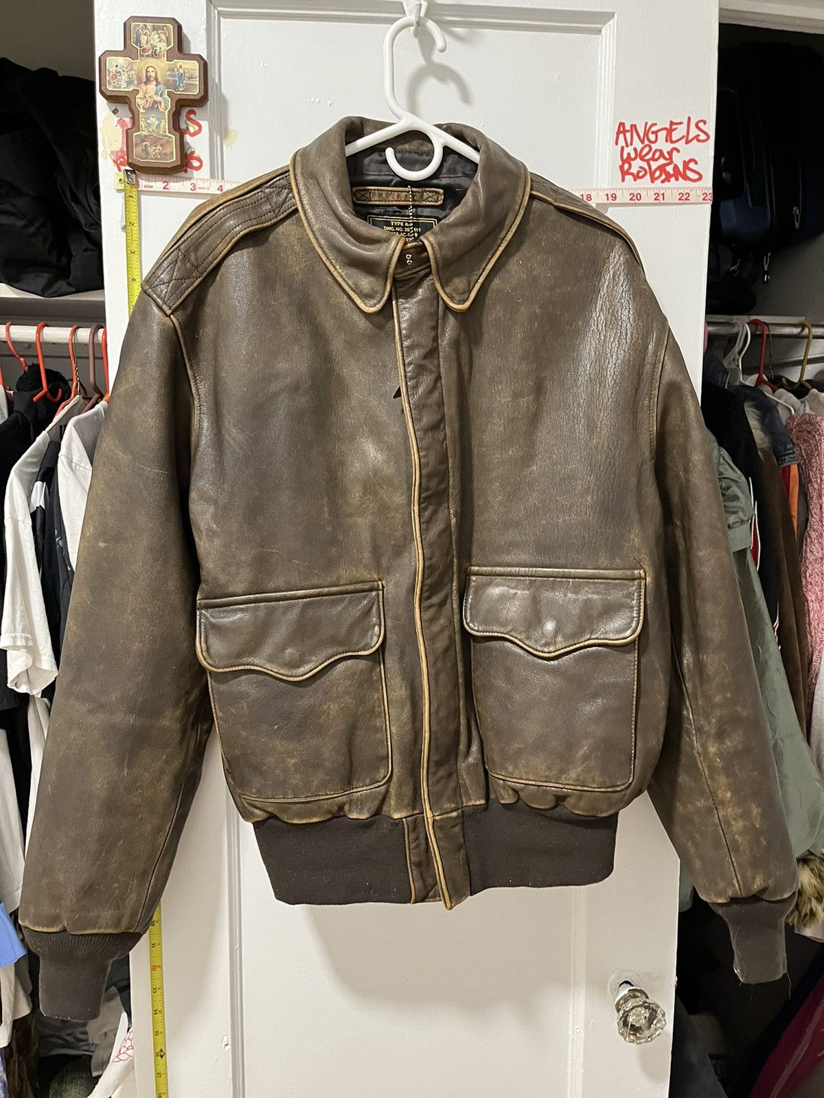 Cockpit Usa Men's Leather Mustang A2 Flight Jacket | Grailed
