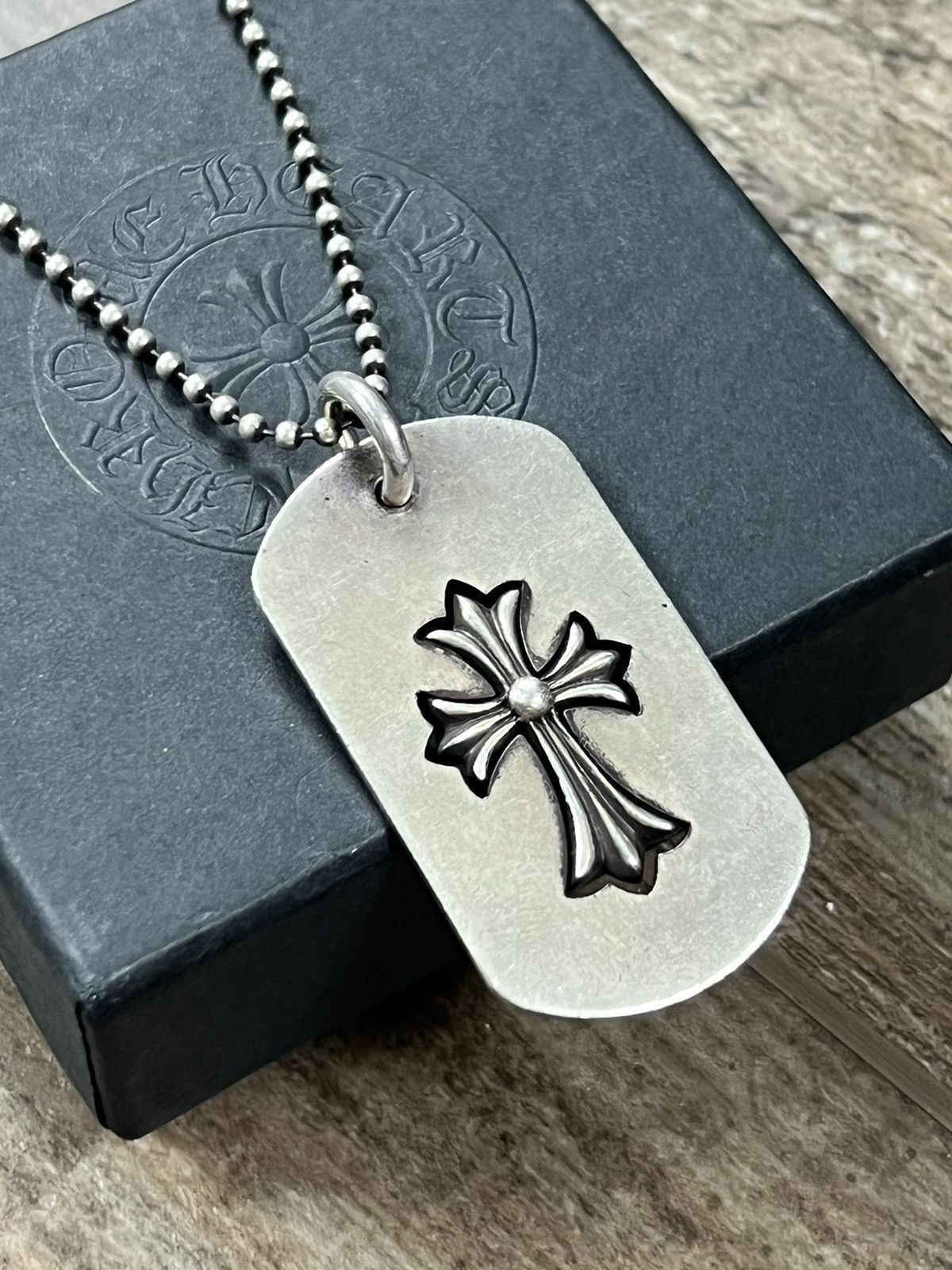 Chrome Hearts CHROME HEARTS DOG TAG & CHAIN | Grailed