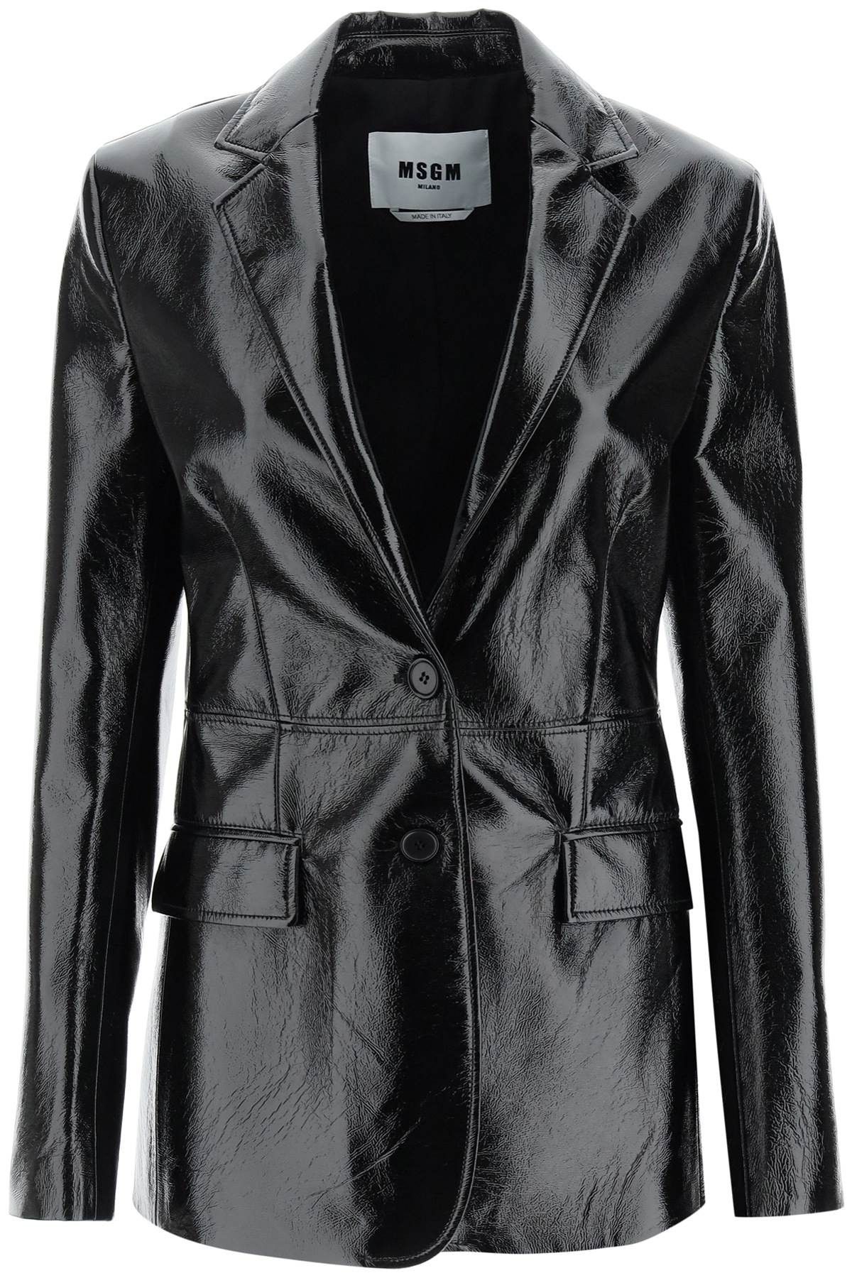 MSGM Msgm slim fit vinyl blaer | Grailed